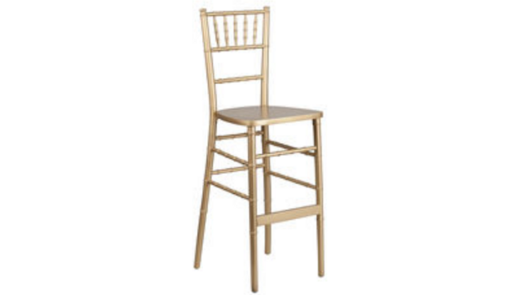 Gold Chiavari Bar stool – Manifest Event Rentals