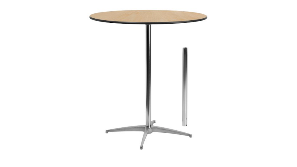 36" Round Cocktail Table – Manifest Event Rentals